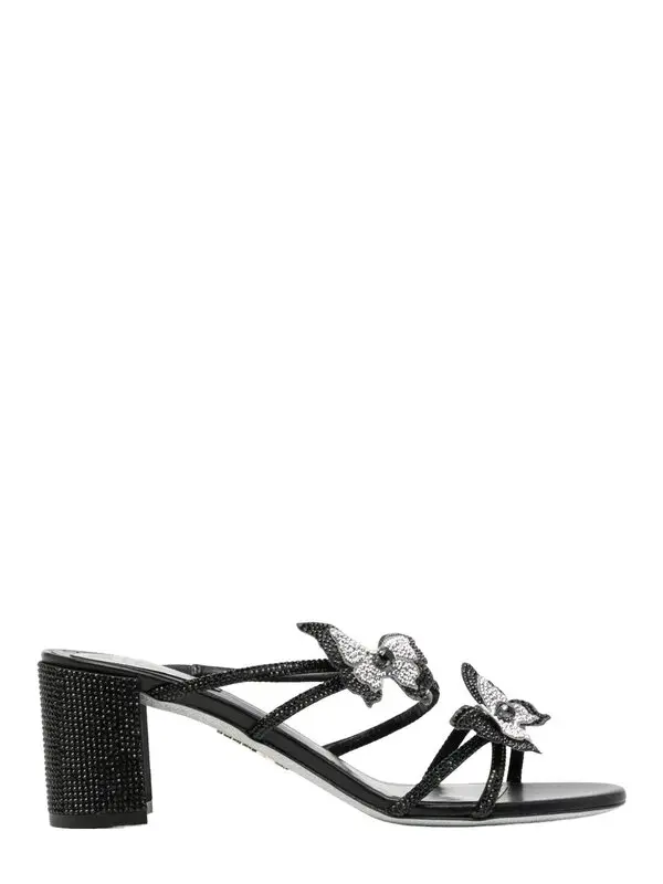 Rene Caovilla 70mm Fairy Sandals - Black