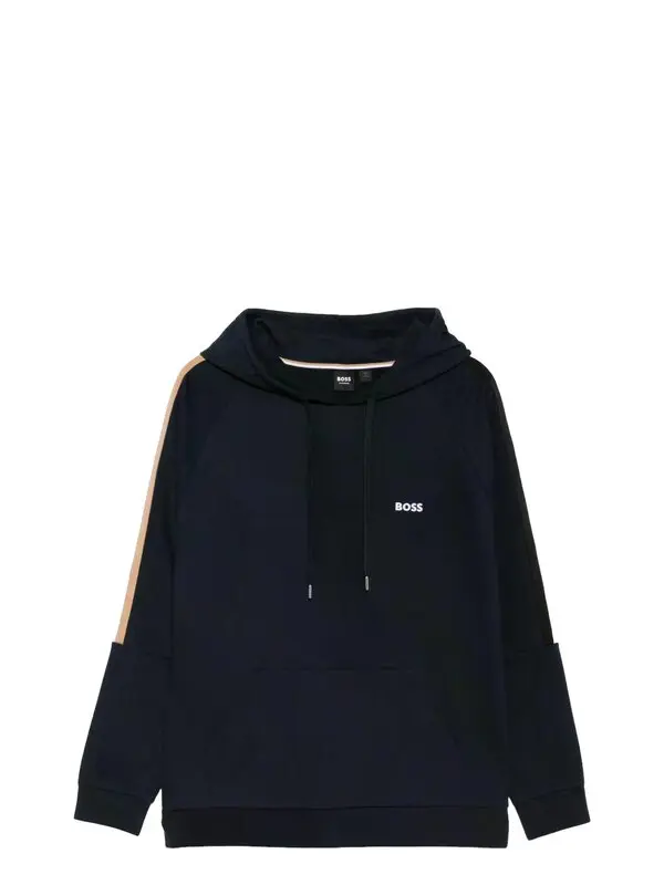 BOSS Embroidered Hoodie - Blue