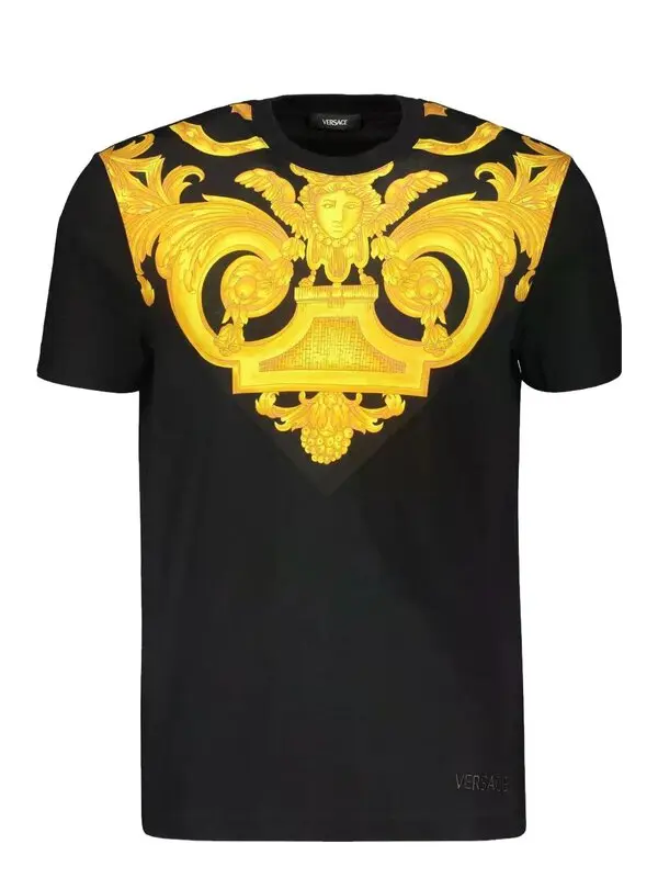 Versace Barocco-print T-shirt - Black