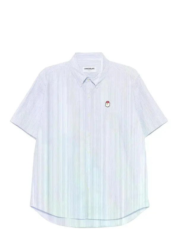 CHOCOOLATE Striped Shirt - Blue