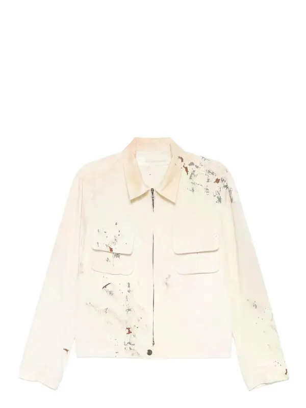 INDIVIDUAL SENTIMENTS Paint-splatter Jacket - Neutrals
