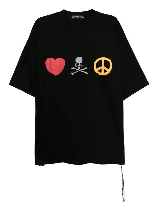 MASTERMIND WORLD Logo-print T-shirt - Black