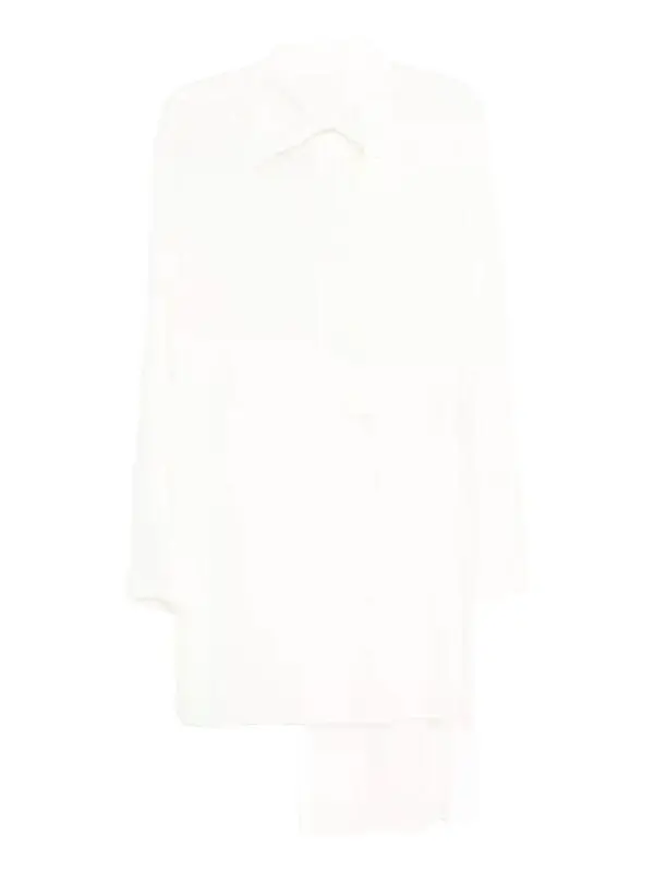 Yohji Yamamoto Double Layer-collar Shirt - Neutrals