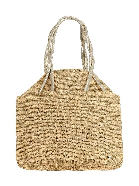 FLORABELLA Malaga Tote Bag - Natural & Silver