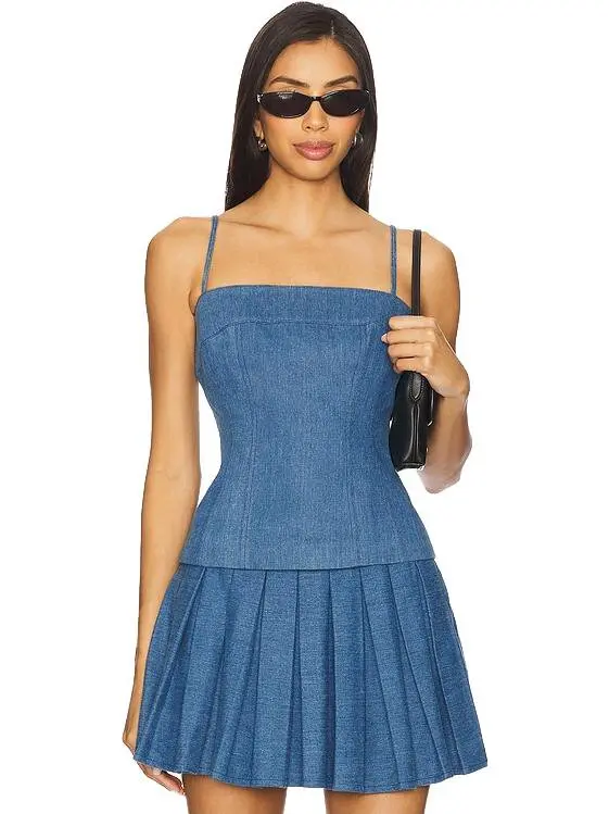 LOVERS AND FRIENDS Simone Top - Blue