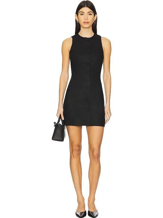 Faithfull The Brand Eveline Mini Dress - Black