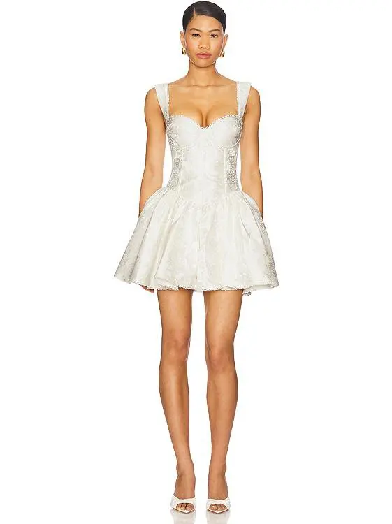RUNAWAY THE LABEL Joelle Mini Dress - Ivory