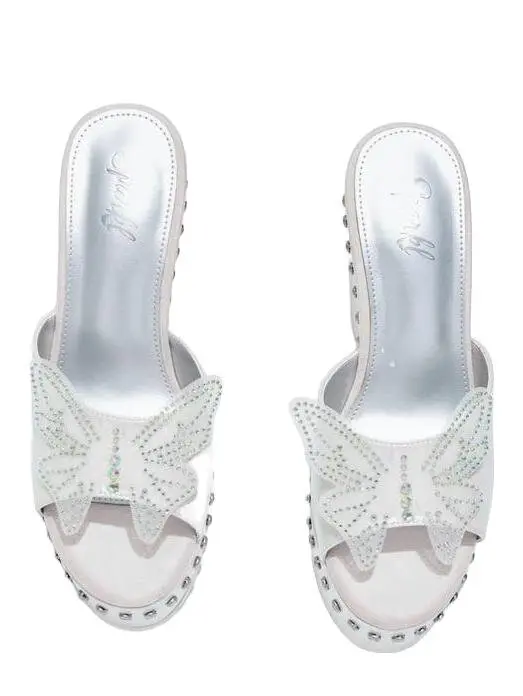 SPARKL Bianca Wedge - White