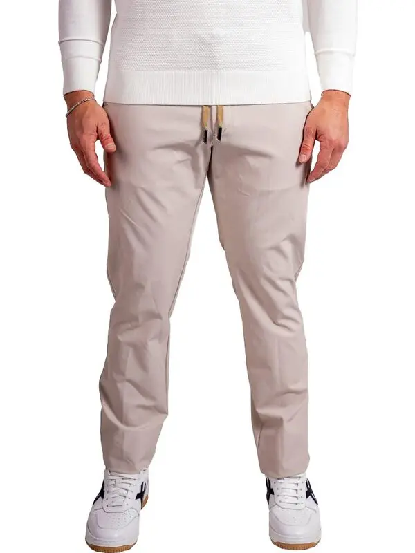 MACEOO Slim-fit Drawstring Pants - Brown