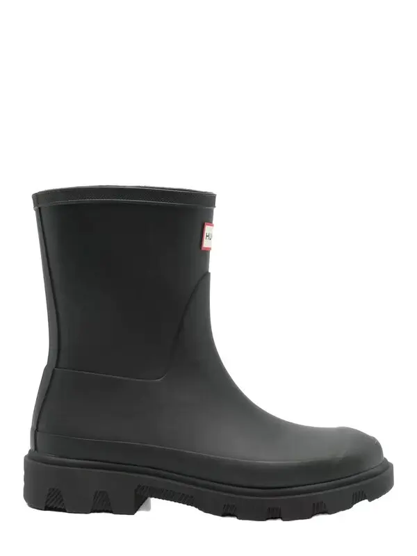 Hunter Logo-print Boots - Black