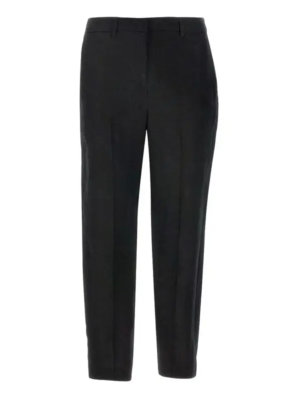 Marella Perugia Linen Trousers - Black