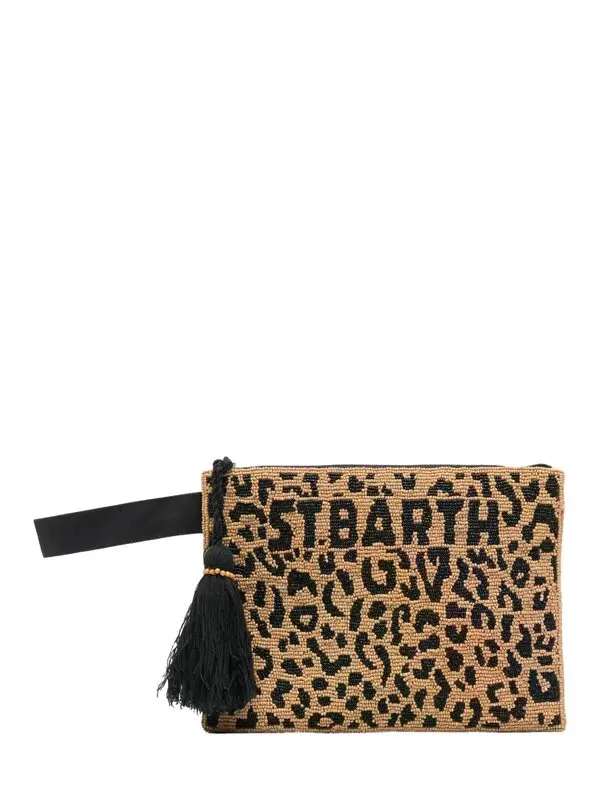 MC2 SAINT BARTH Aline Clutch Bag - Neutrals