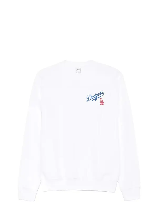 SPORTY & RICH Dodgers Serif Sweatshirt - White