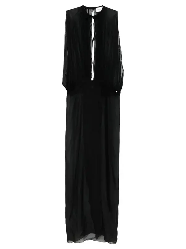 MONOT Sleeveless Maxi Dress - Black