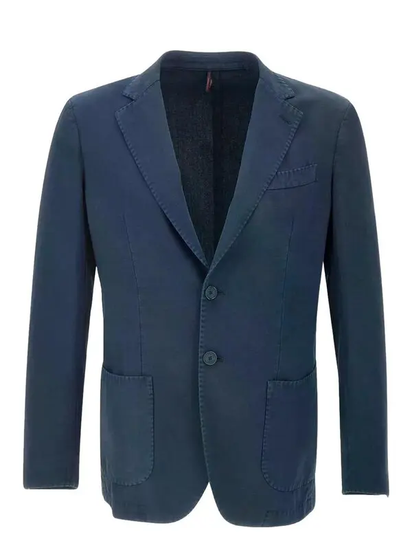 SANTANIELLO Single-breasted Blazer - Blue