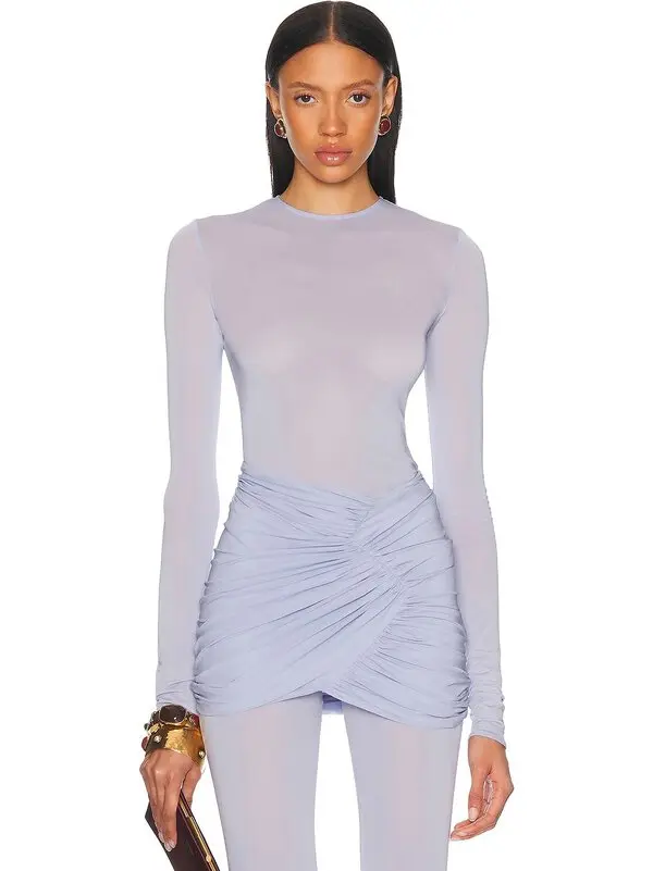 Alexandre Vauthier Long Sleeve Bodysuit - Iris
