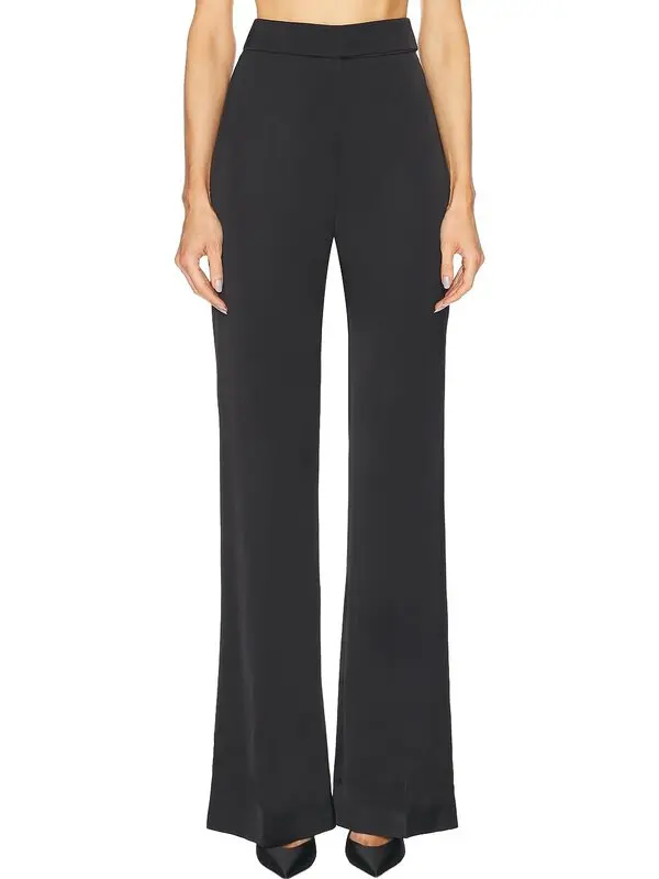 Alexandre Vauthier Satin Tailoring Pant - Black