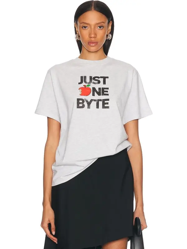Coperni X Disney Just One Byte Boxy Tee - Grey