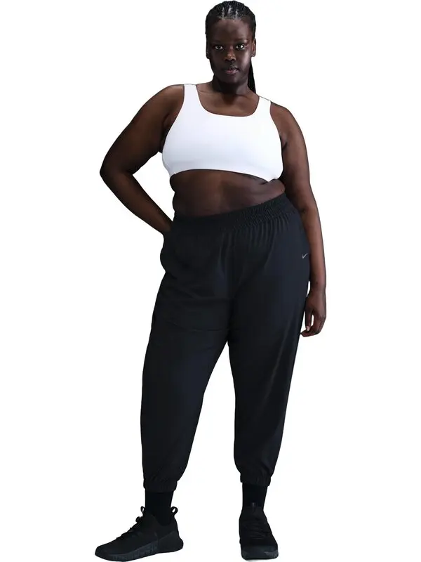 Nike One Dri-fit High-waisted 7/8 Jogger Pants - Black