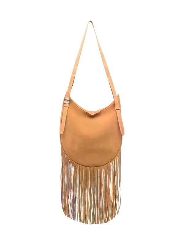 Coperni Fringed Shoulder Bag - Brown