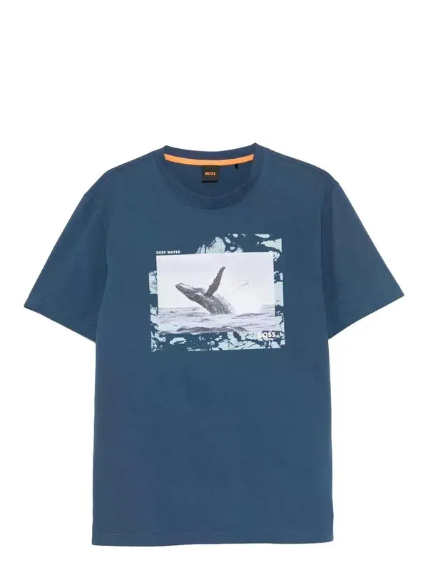BOSS Dunetrace T-shirt - Blue