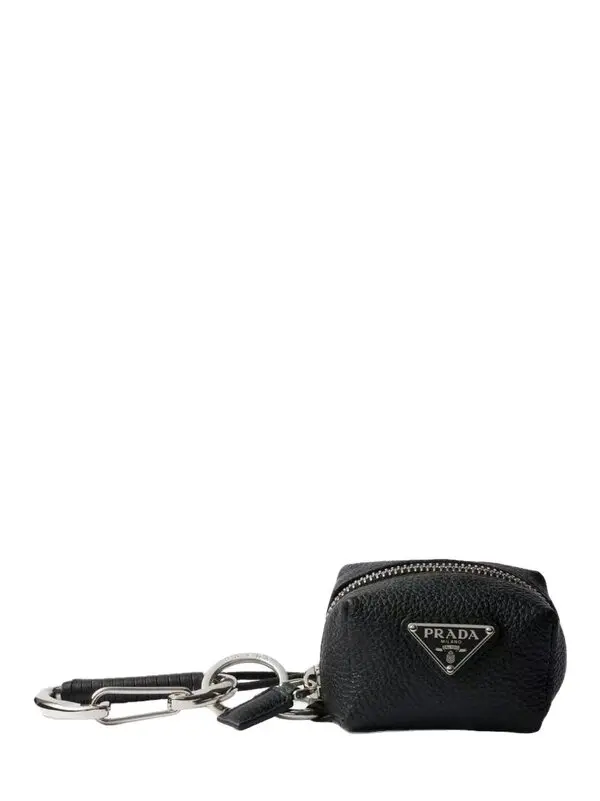 Prada Leather Bag Charm - Black