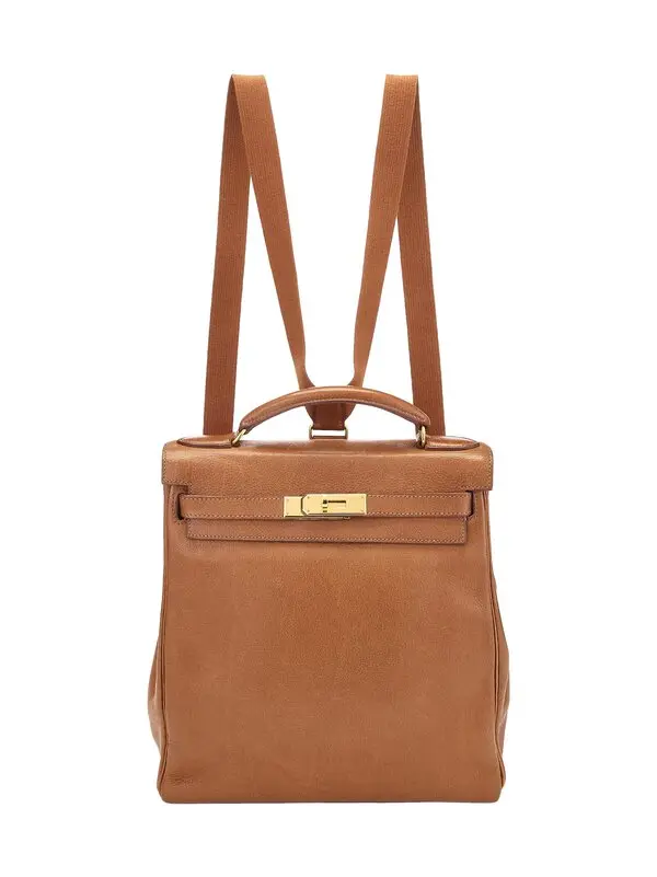 Hermès Kelly Ado 28 Backpack - Nutural