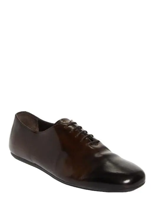 Prada Leather Oxford - Bruciato