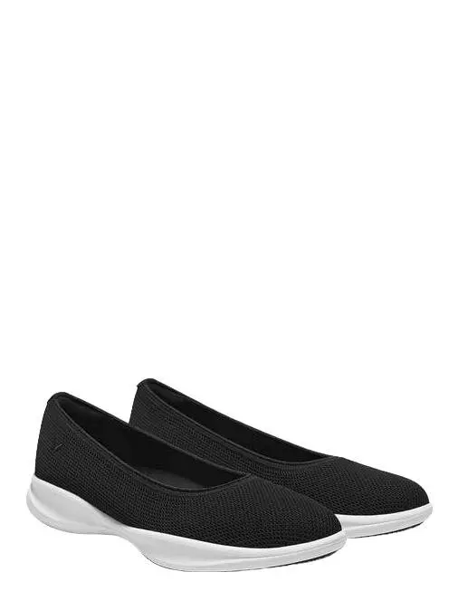 Vivaia Round-toe Sneaker Flats - Black