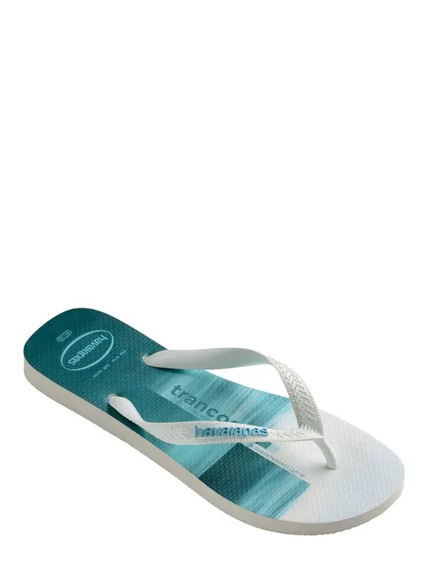 Havaianas Top Surfer Flip Flop - White/ White/ Lav Blue