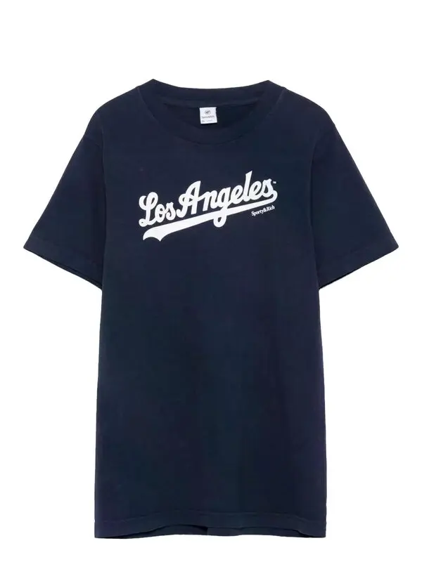 SPORTY & RICH Dodgers Logo T-shirt - Blue
