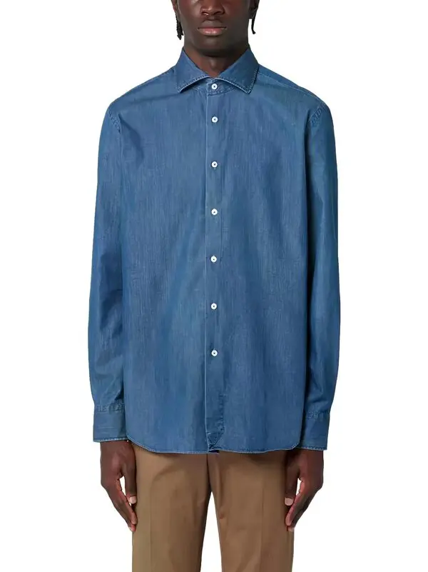 XACUS Cotton Shirt - Blue