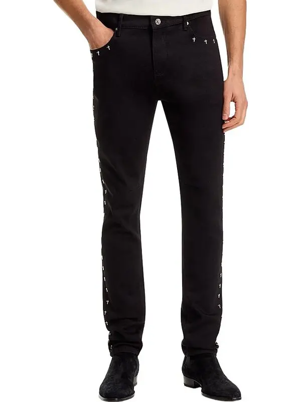 RtA Skinny Jeans - Black Cross