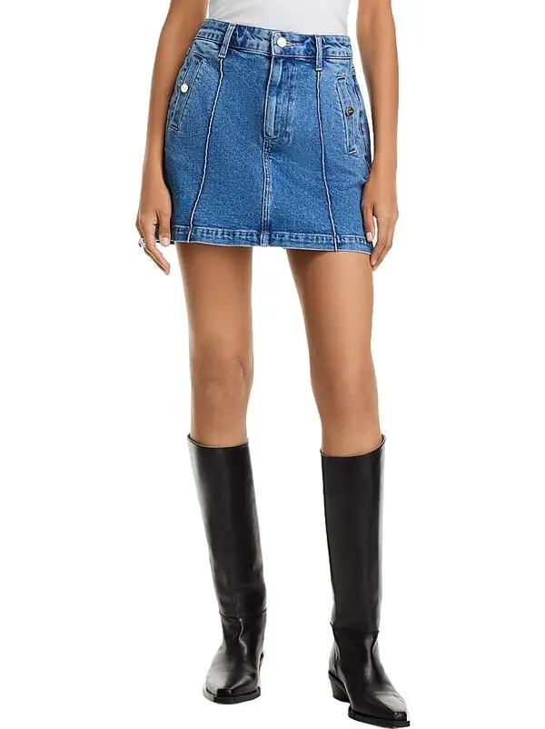 Paige Jannelle Denim Mini Skirt - Passage