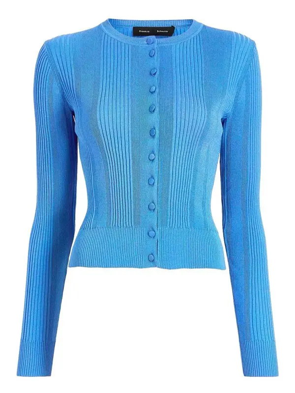 Proenza Schouler Currin Cardigan - Blue