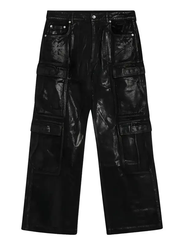 Rick Owens Double Cargo Jeans - Black