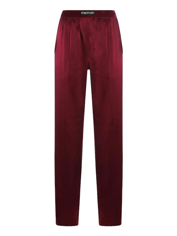 TOM FORD Trousers - Deep Plum