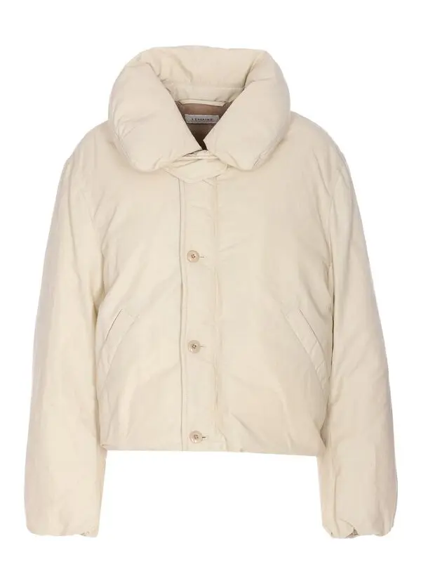 LEMAIRE Short Puffer Jacket - Beige