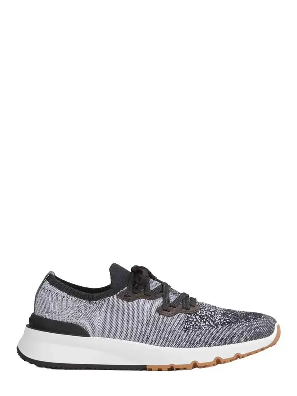 Brunello Cucinelli Punto Running Sneakers - Grey
