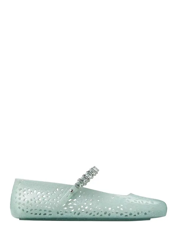 JIMMY CHOO Jelly Ballet Flats - Turquoise