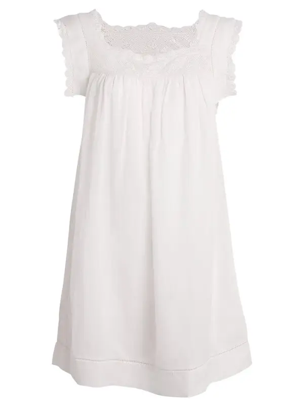 DÔEN Organic Cotton Almadia Mini Dress - White