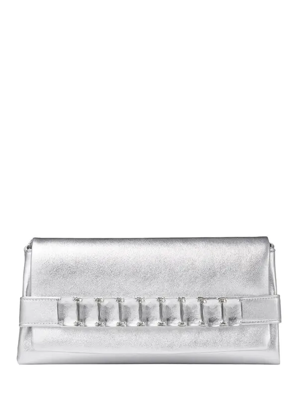 JIMMY CHOO Kya Clutch Bag - Silver