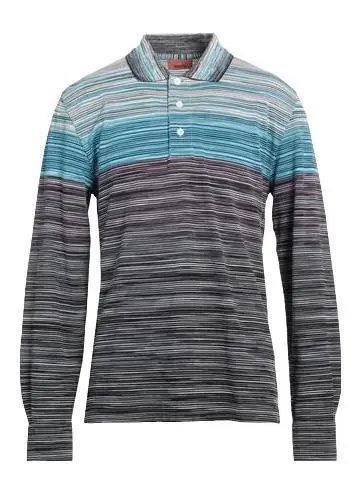 Missoni Polo Shirt Light Size Cotton - Blue