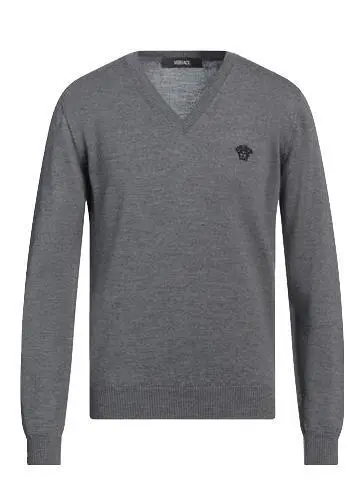 Versace Sweater In Wool Blend - Grey