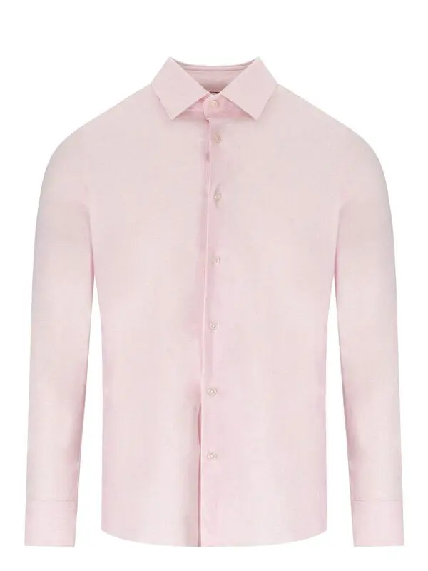 ARCHIVIUM Linen Effect Shirt - Pink