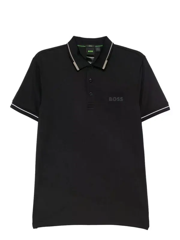 BOSS Paul Pro Polo Shirt - Black