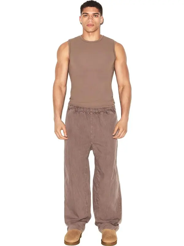 SKIMS Woven Karate Pant - Umber