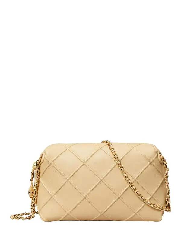 Tory Burch Fleming Soft Leather Crossbody Bag - Vanilla Soft Serve