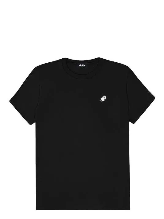 DALIX Ghost Mode Relaxed Jersey Tee - Black