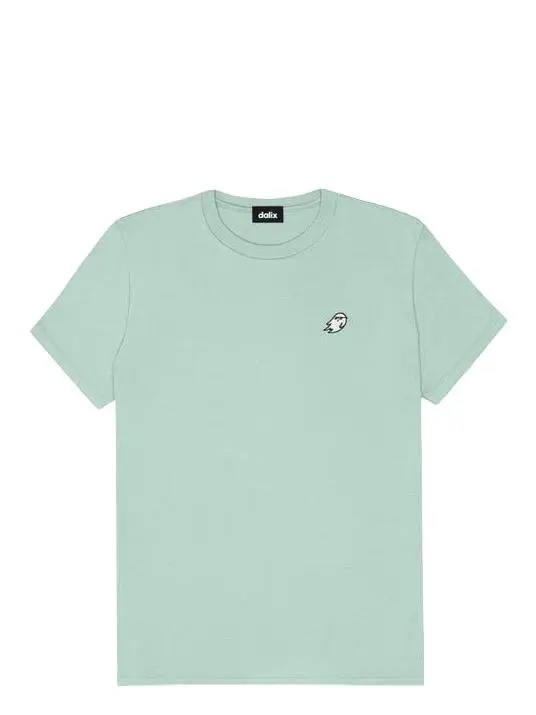 DALIX Ghost Mode Relaxed Jersey Tee - Dusty Blue